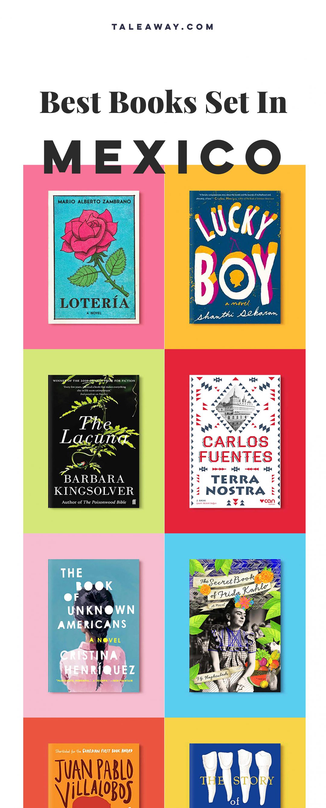 Books Set In Mexico - Tale Away - Books for Readers Who Travel