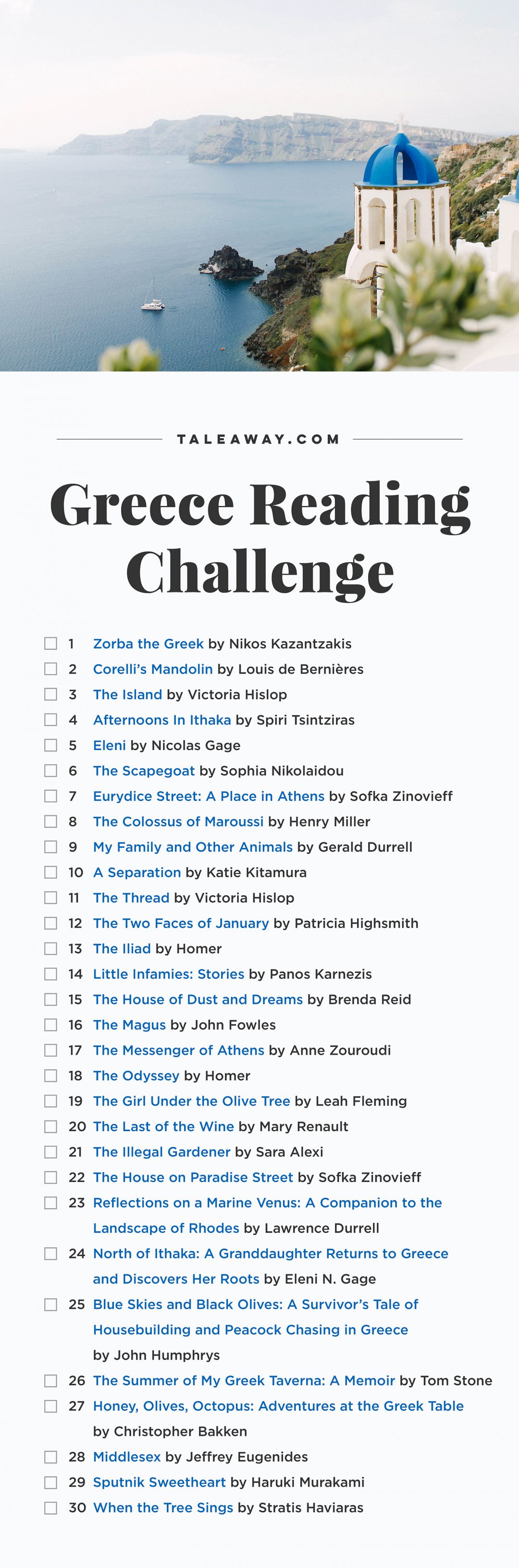 Books Set In Greece - Tale Away - Books for Readers Who Travel