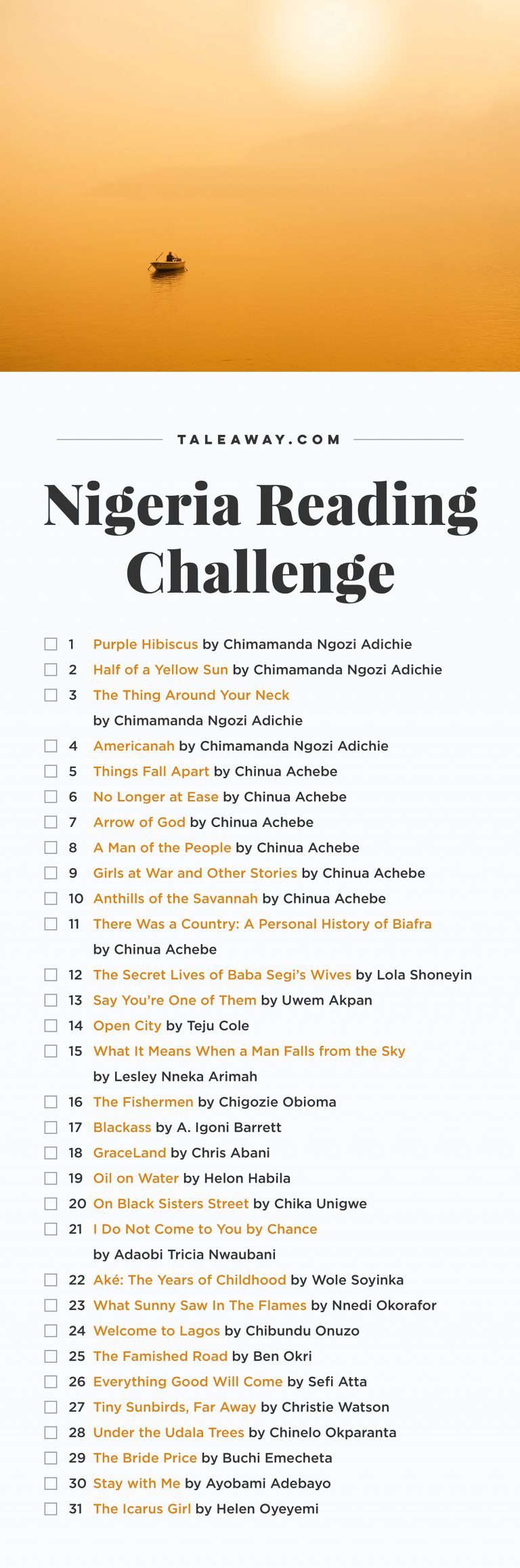 Books Set In Nigeria - Tale Away - Books for Readers Who Travel