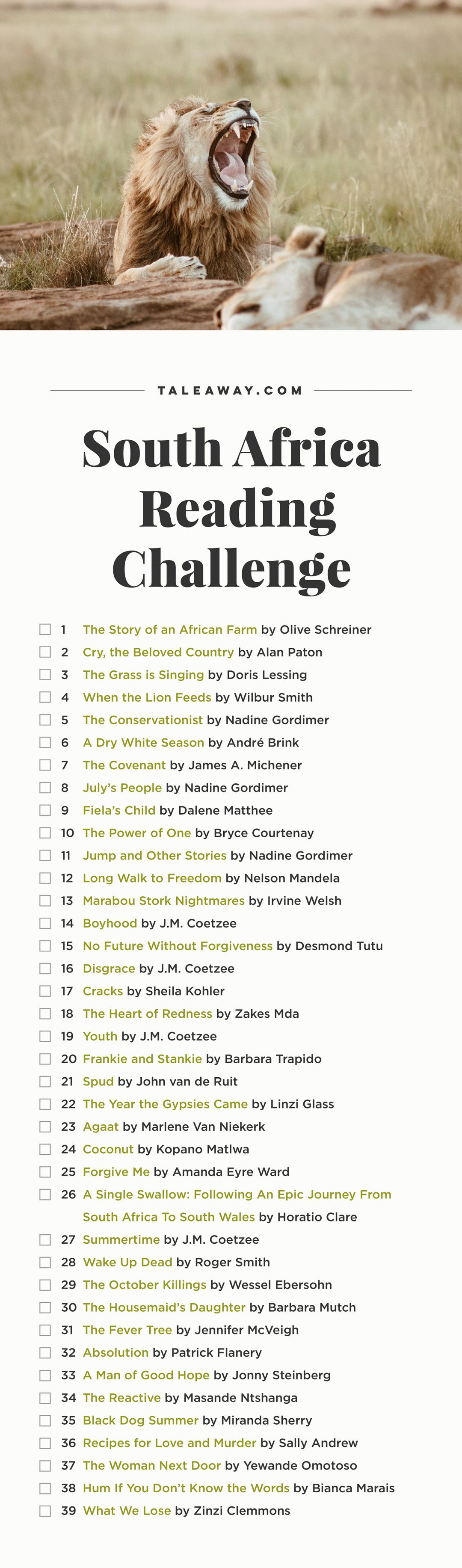 South Africa Reading Challenge, Books Set In South Africa - For more ...