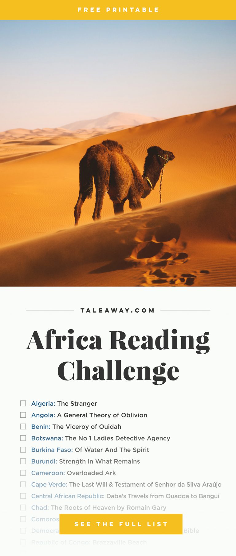 Books Set In Africa - Visit www.taleway.com to find books set around ...