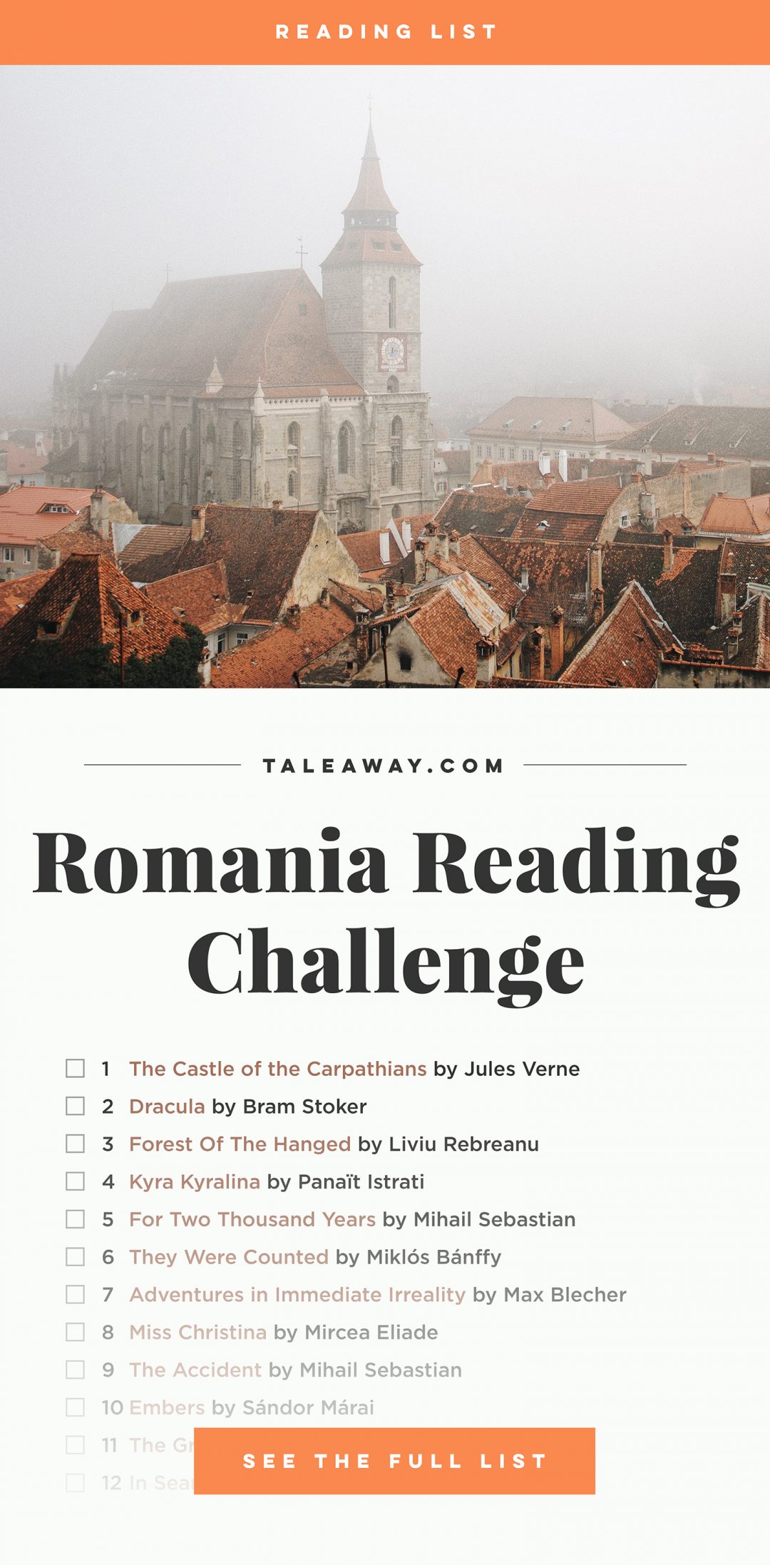 Books Set in Romania: Romanian Novels - Tale Away