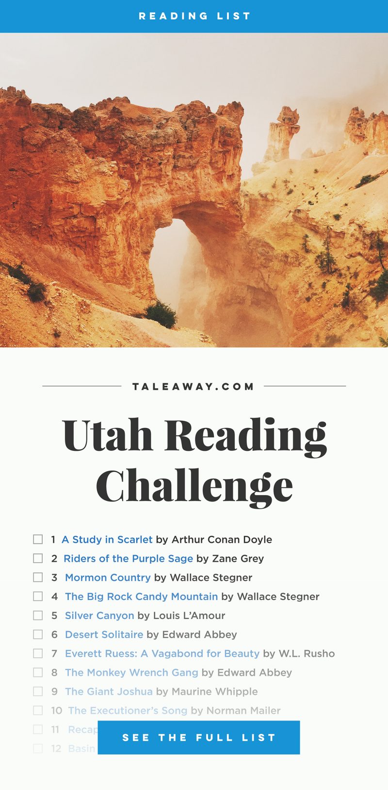 Books Set In Utah: Utah Novels - Tale Away: For Readers Who Travel