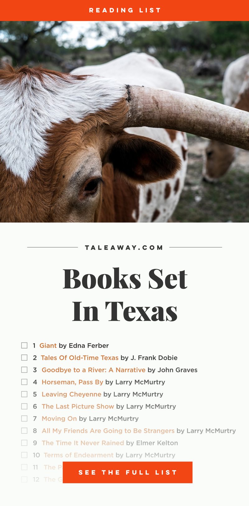 Books Set In Texas: Texas Novels - Tale Away