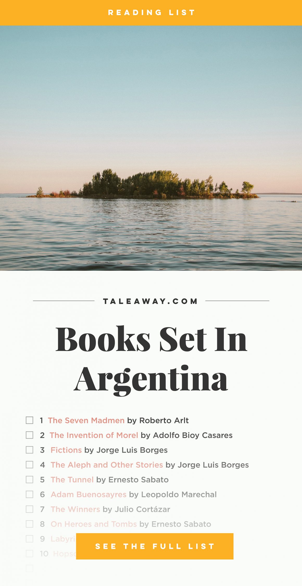 Books Set In Argentina: Argentine Novels - Tale Away